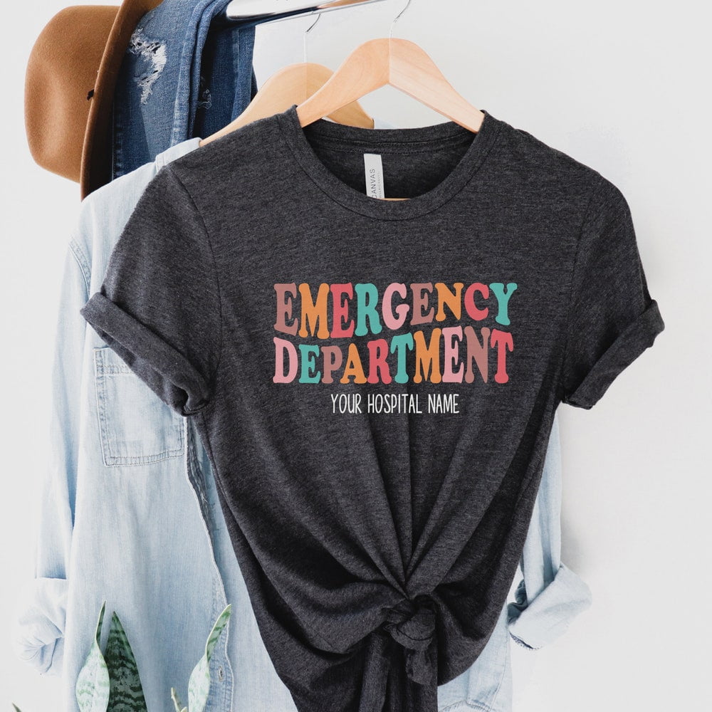 Hot Trending With Emergency Department Shirt, Emergency Nurse Shirt, Er ...