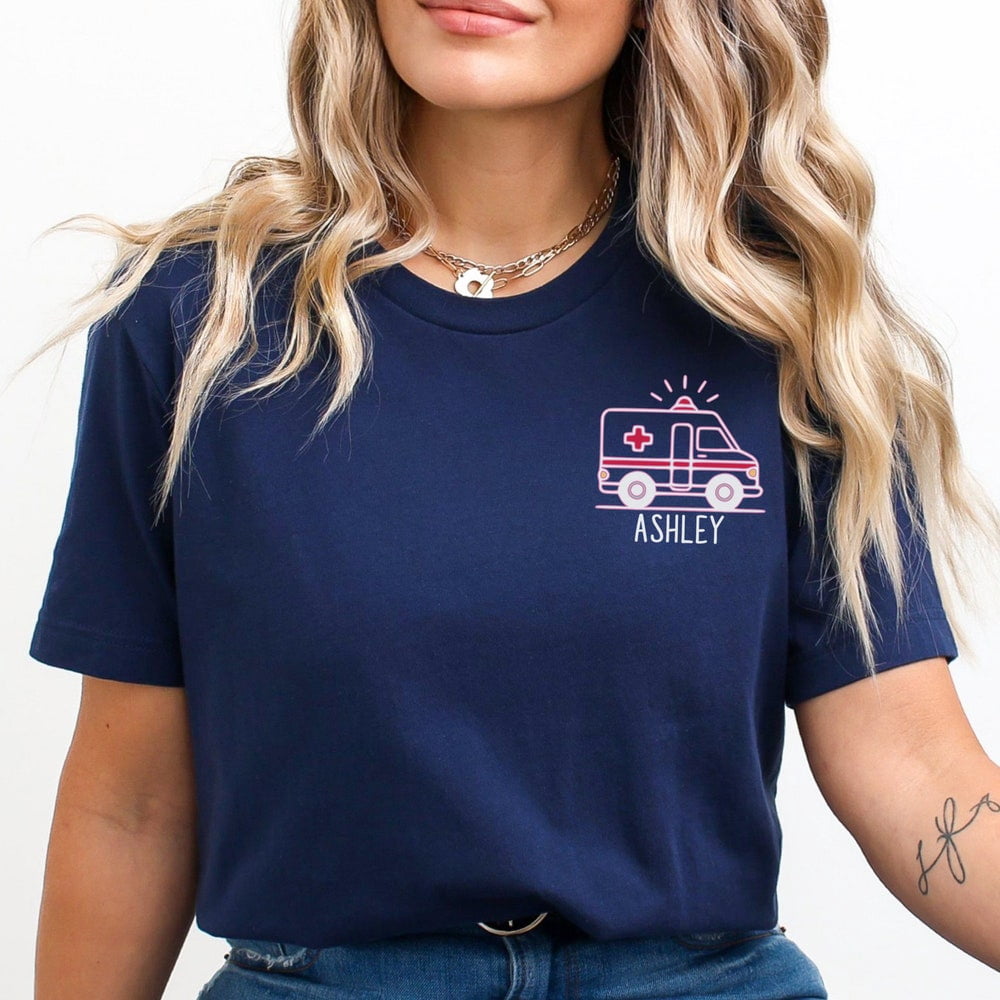 Hot Trending With Emt Shirt With Name Emergency Medical Technician Emt ...