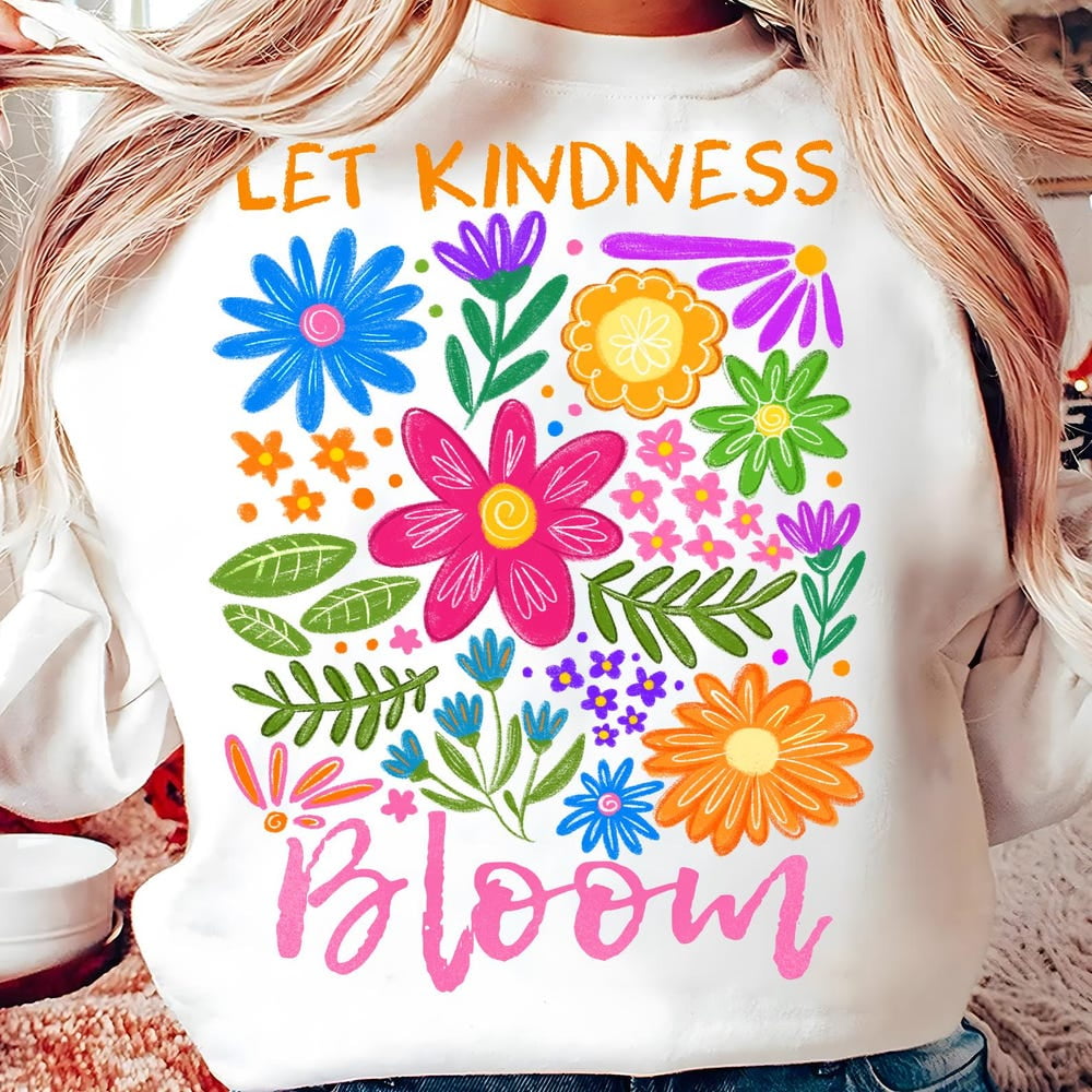 Hot Trending Floral Kindness, Spring, Let Kindness Bloom Design, Boho ...