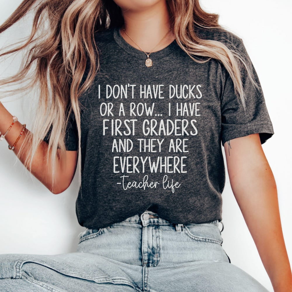 Hot Trending With Funny First Grade 1St Grade Teacher Shirt Definitely ...