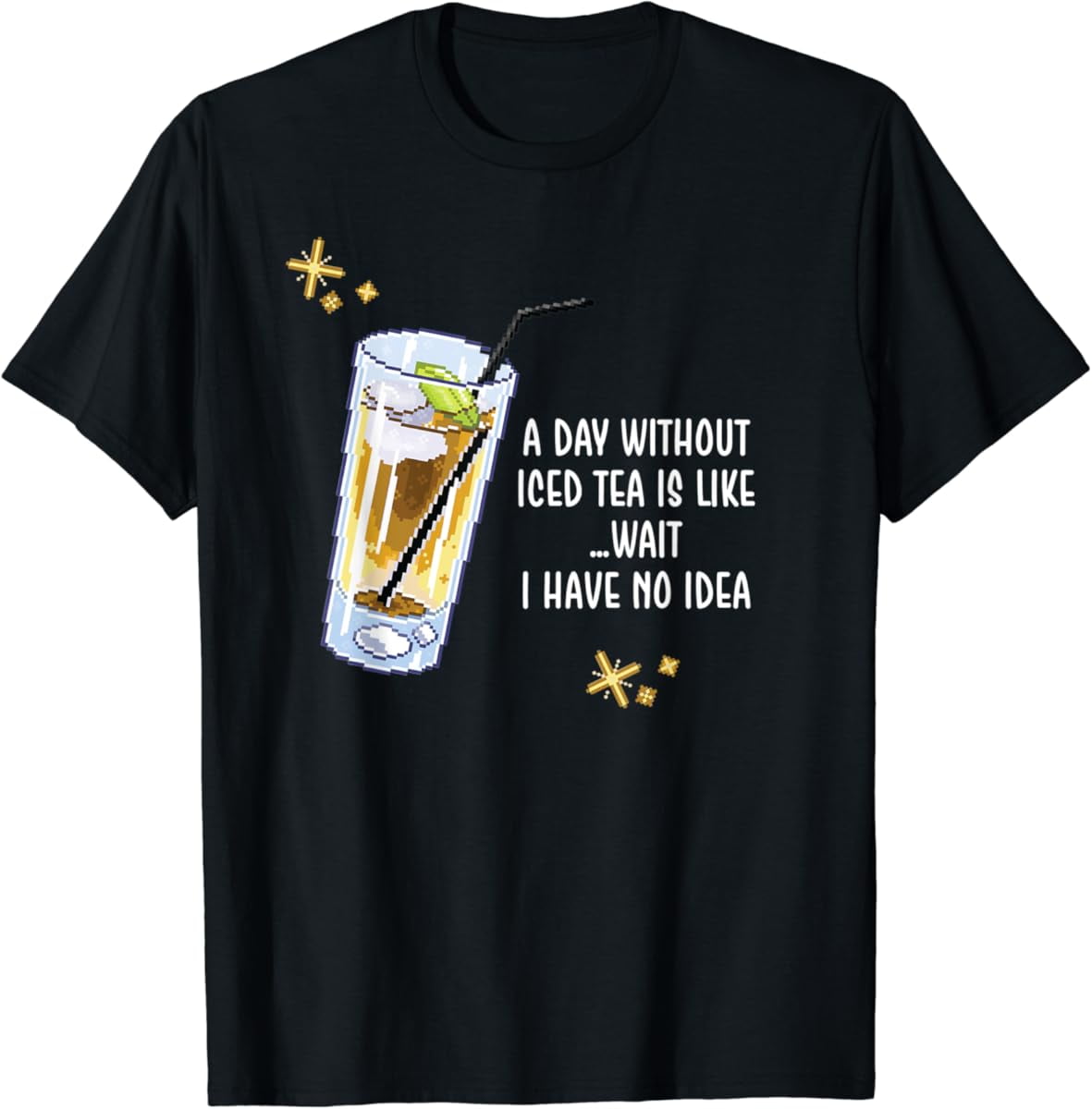 Hot Trending Funny Iced Tea Lover T-Shirt Vintage Tee -Birthday Gifts ...