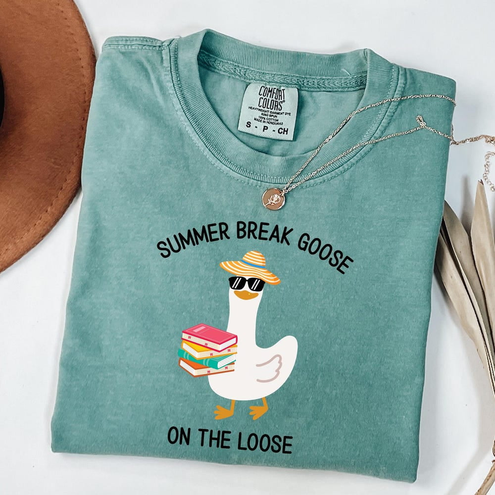 Hot Trending Funny Last Day Of School Teacher, Summer Break Goose End ...