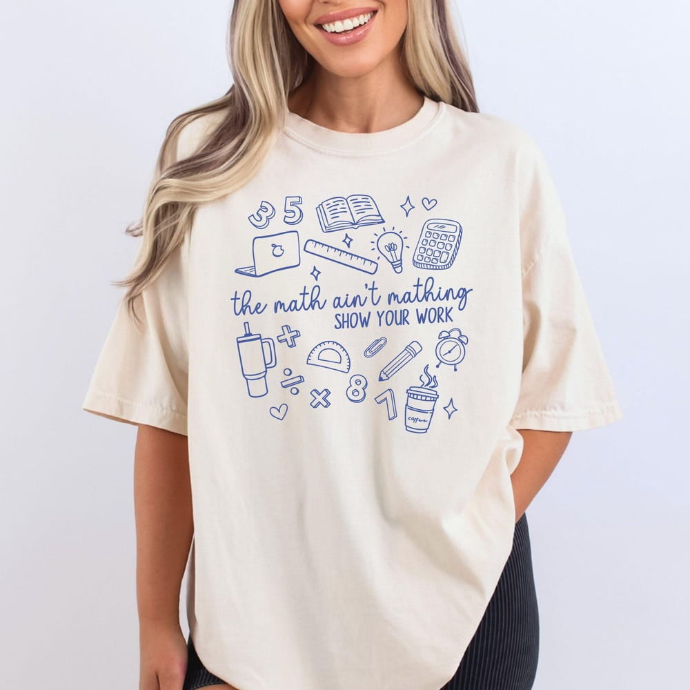 Hot Trending Funny Math Teacher Shirt Back to School Math Teacher ...