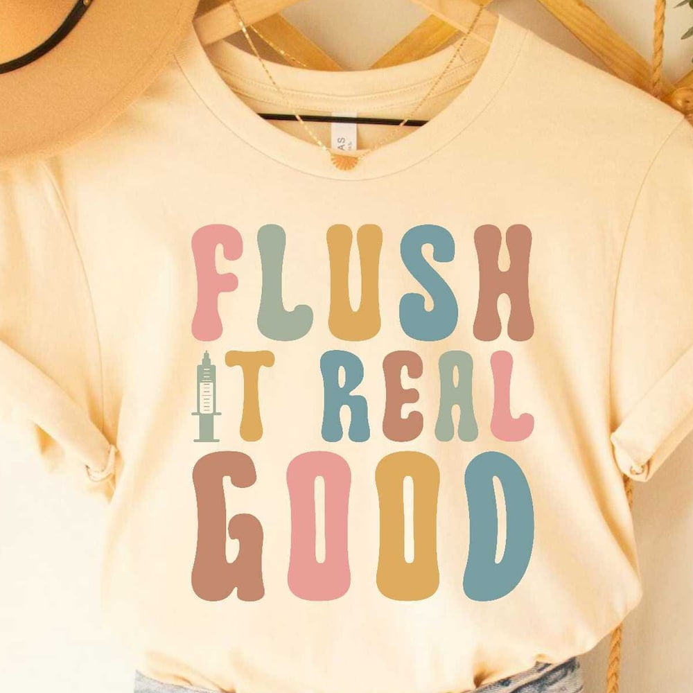 Hot Trending Funny Nurse Saline Flush RnNursing Student Graduation Gift ...