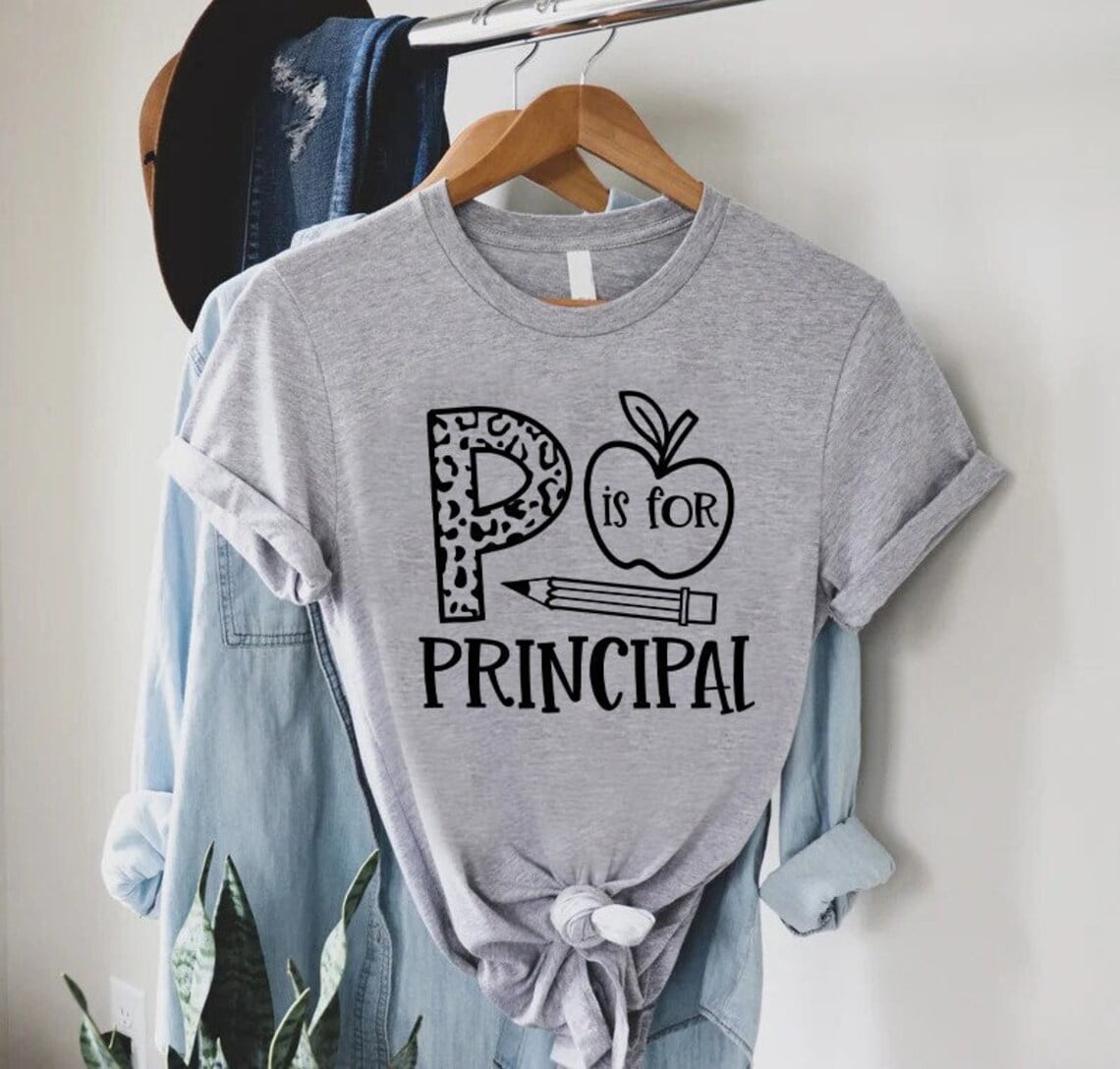 Hot Trending Funny Principal Shirt, Gift For Principal, P Is For ...