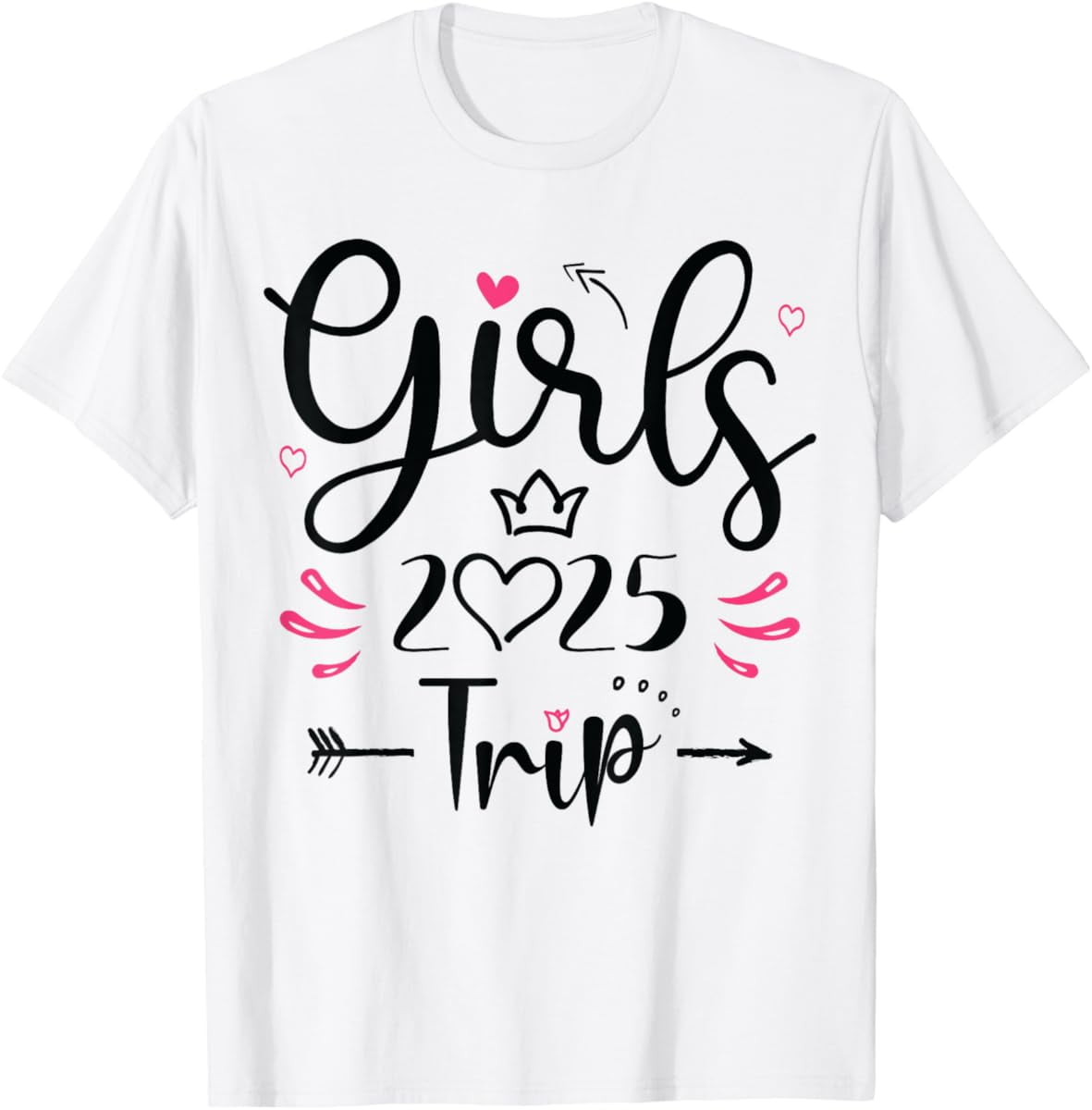 Hot Trending Girls Trip 2025 Shirt Girls Trip 2025 Summer Vacation Lovers T-Shirt Vintage ...