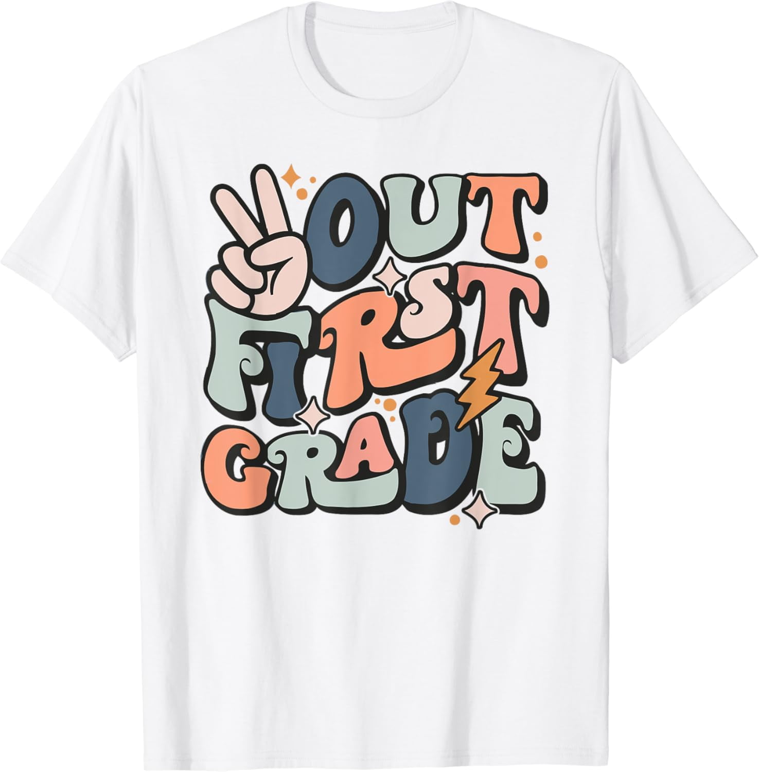 Hot Trending Groovy Last Day Of School 1St Grade Peace Out First Grade ...