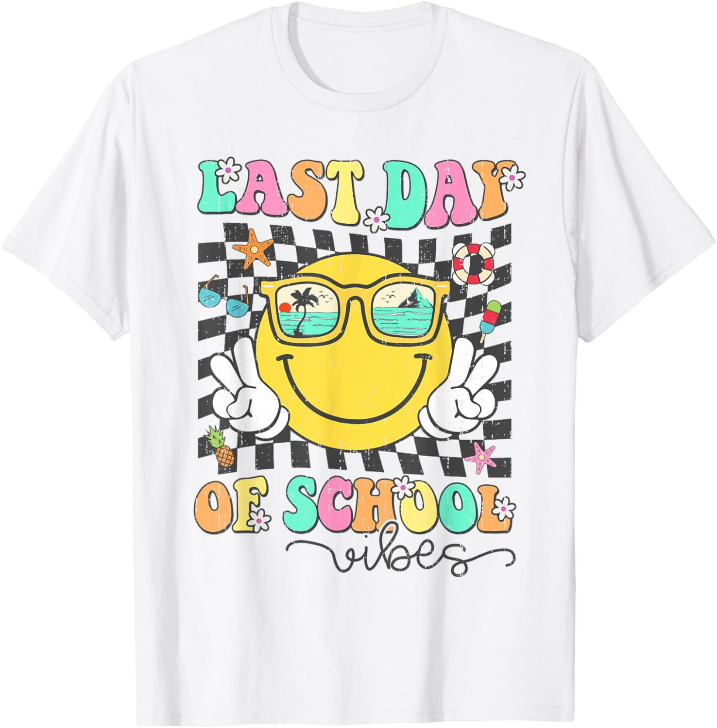 Hot Trending Groovy Last Day Of School Vibes Teachers Students ...