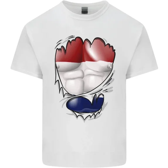 Hot Trending Gym The Dutch Flag Ripped Muscles Holland T-Shirt Design ...