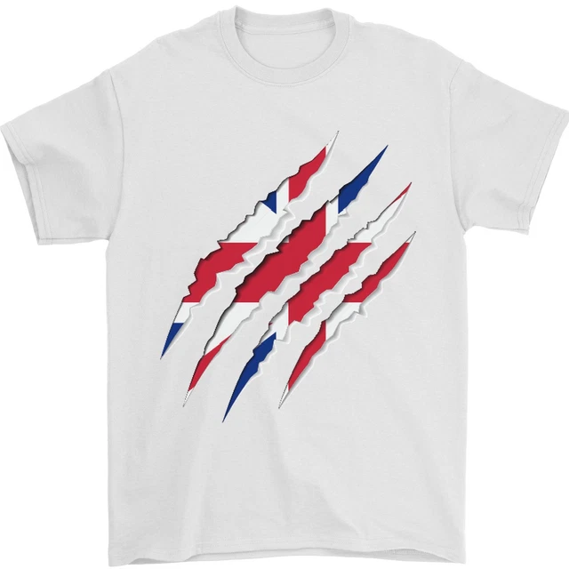 Hot Trending Gym The Union Jack Flag Claw Effect UK T-Shirt Design ...