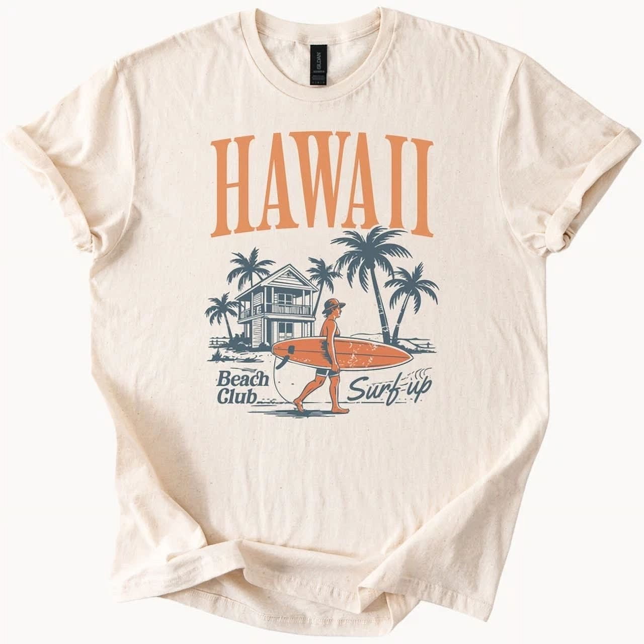 Hot Trending Hawaii Surf Up Beach Club Tee Aloha Shirt Design Preview ...
