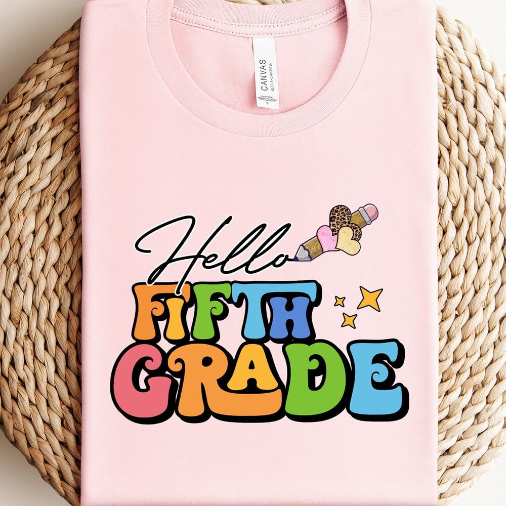 Hot Trending Hello Fifth Grade, Fifth Grade, 5Th Grade, 5Th Grade Gift ...