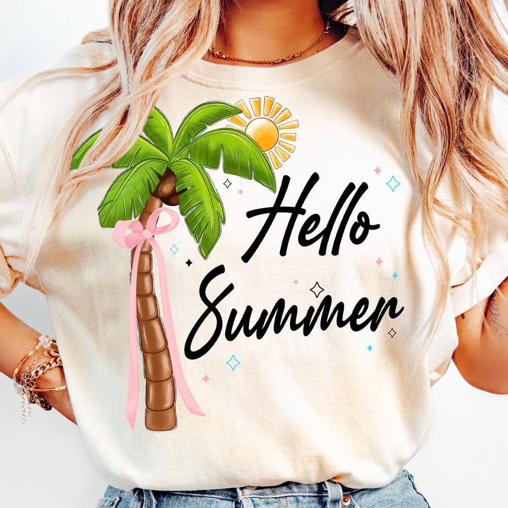 Hot Trending Hello Summer Coquette Bow, Watermelon, Palm Coquette ...