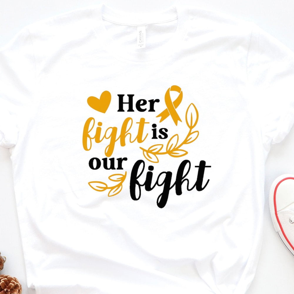 Hot Trending Her Fight Is Our Light, Cancer Fighter, Cancer Woman ...