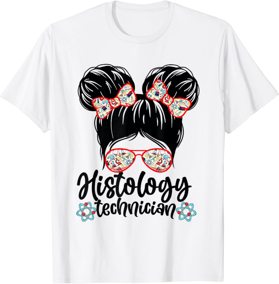 Hot Trending Histology Technician Messy Bun Lab Week 2024 Laboratory T ...