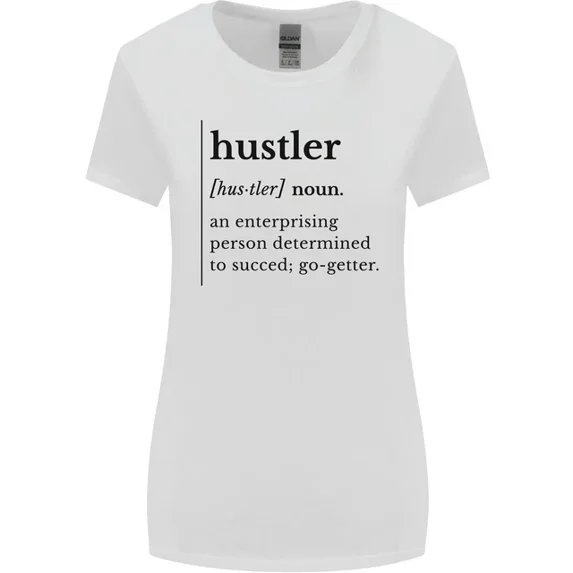 Hot Trending Hustler Definition Entrepreneur Hustle T-Shirt Design ...
