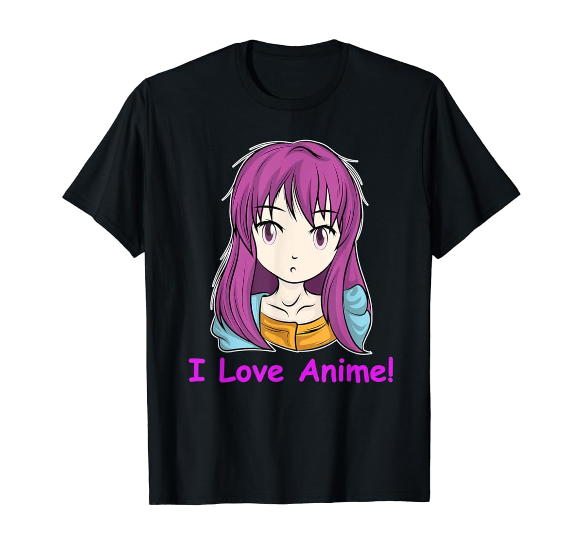 Hot Trending I Love Anime Girl Cute Japanese graphic Anime Fans T-Shirt ...