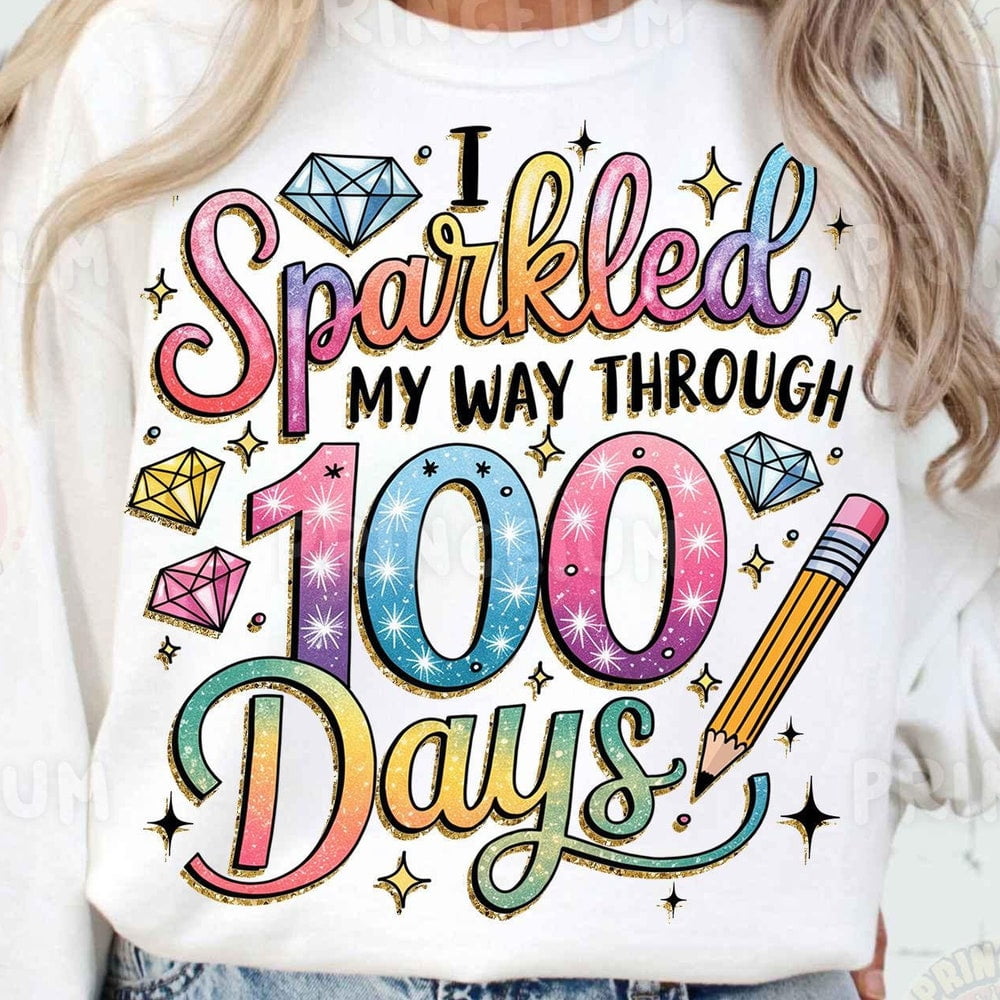 Hot Trending I Sparkled My Through 100 Day, In My 100 Day Of School Era ...
