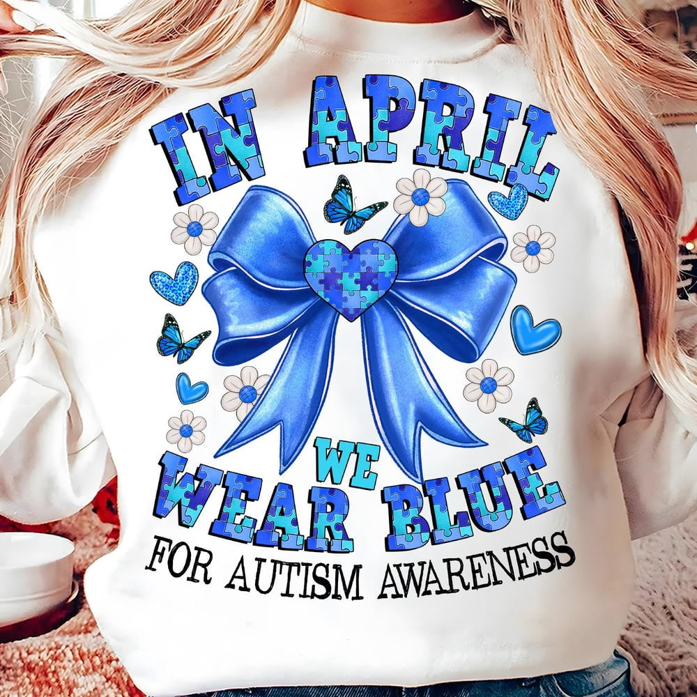 Hot Trending In April We Wear Blue For Autism Awareness, Special Education, Neurodiversity, Blue ...