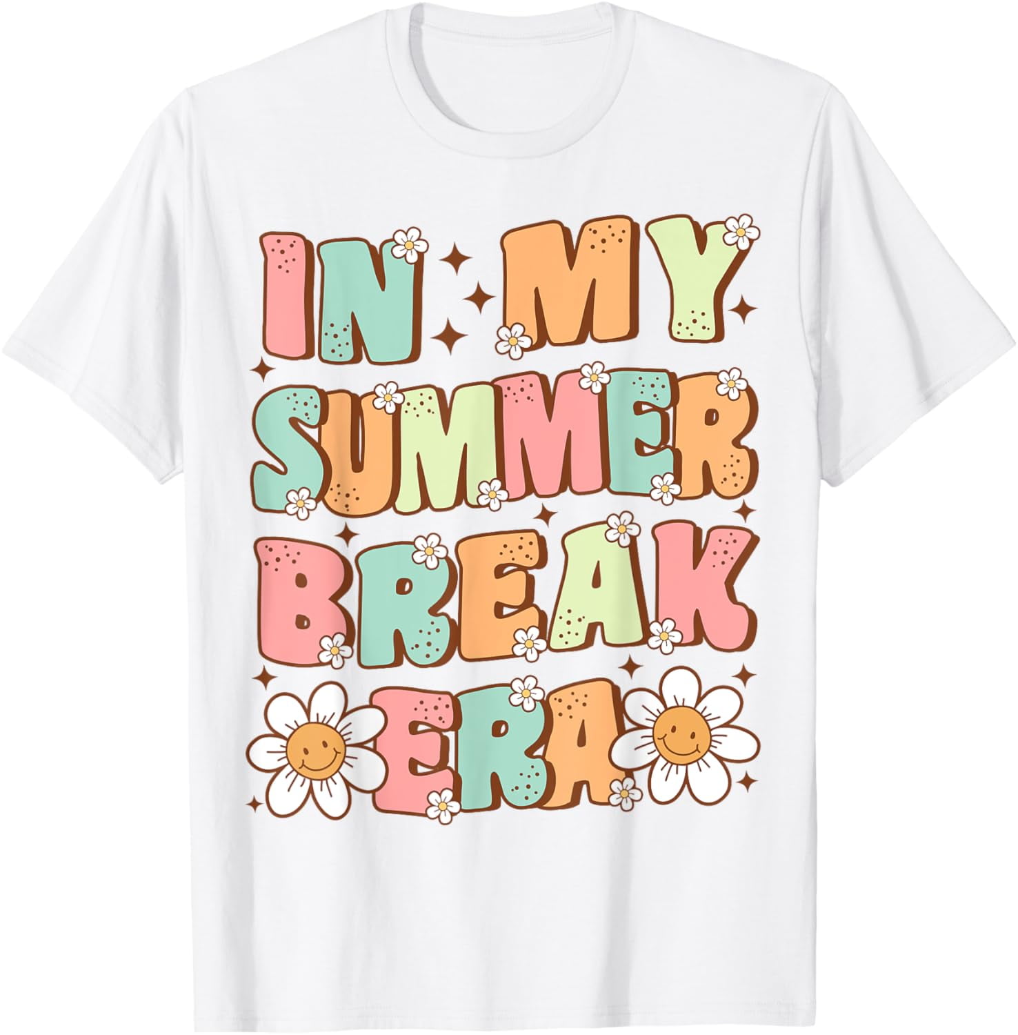 Hot Trending In My Summer Break Era Cute Groovy School Summer Vacation ...