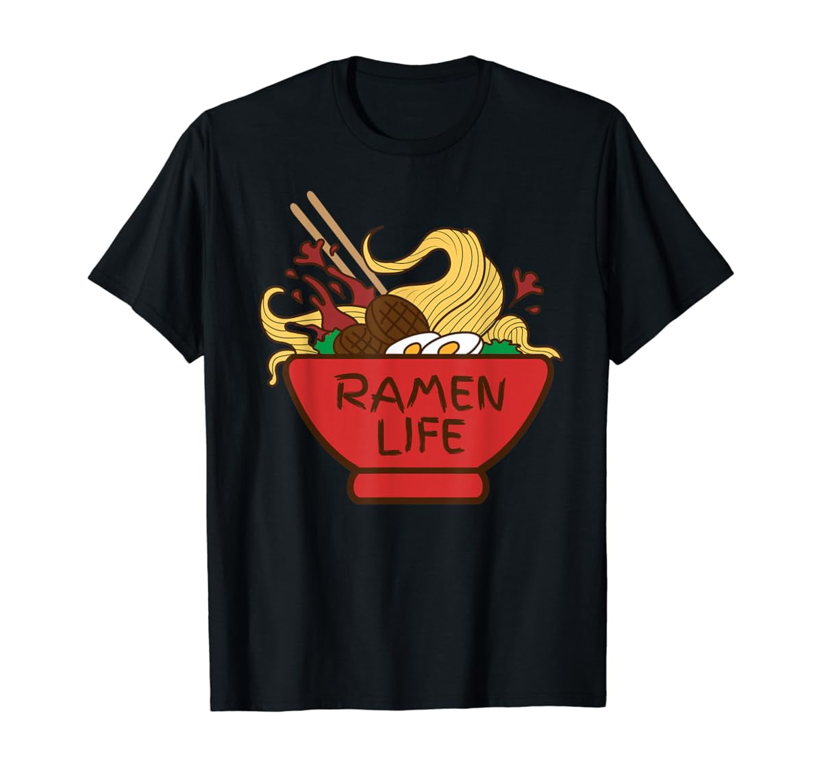 Hot Trending Japanese Ramen Life Noodles Anime Asian Humor Gift Graphic ...