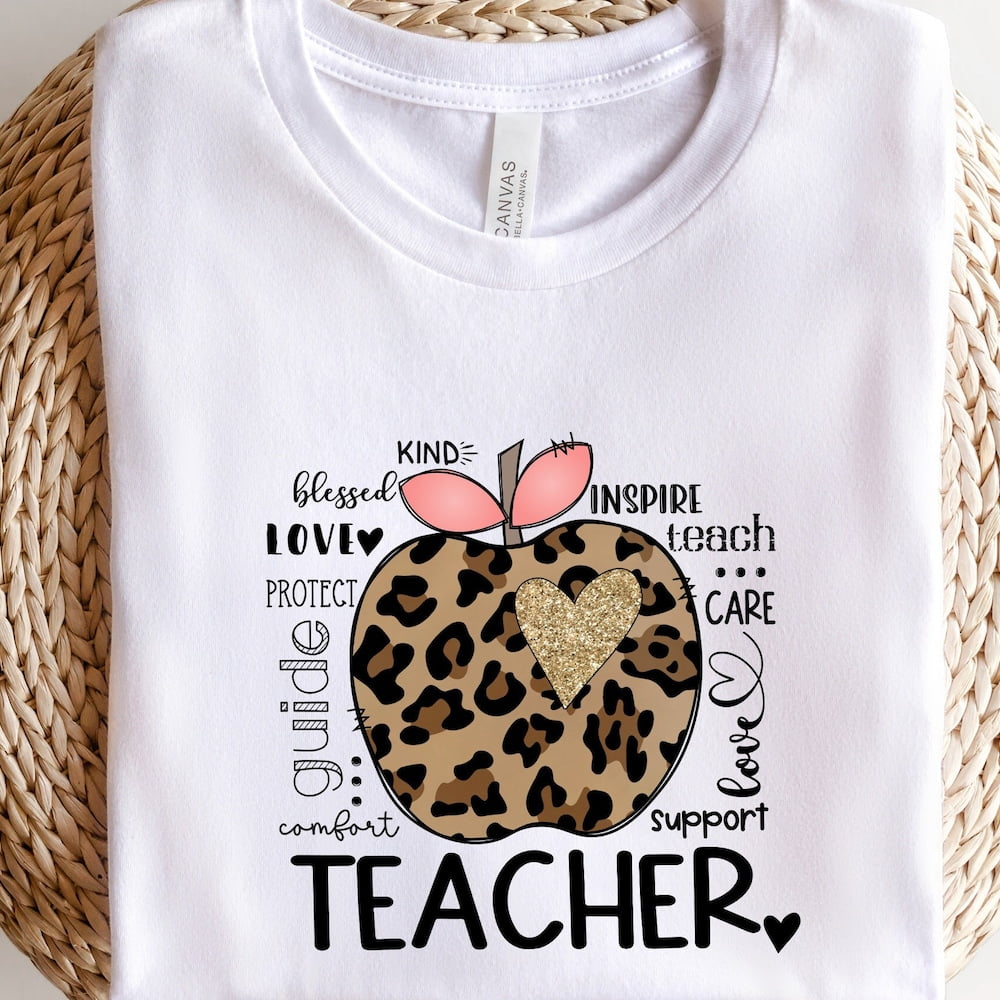 Hot Trending Kind Blessed Love Inspire Teach Care, Teacher Apple, First Day Of School, Back To ...