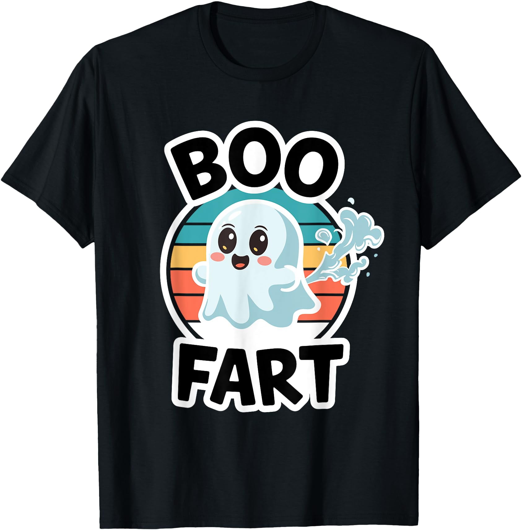 Hot Trending Kiraa Tee With Boo Fart Funny Farting Ghost For Unisex S ...