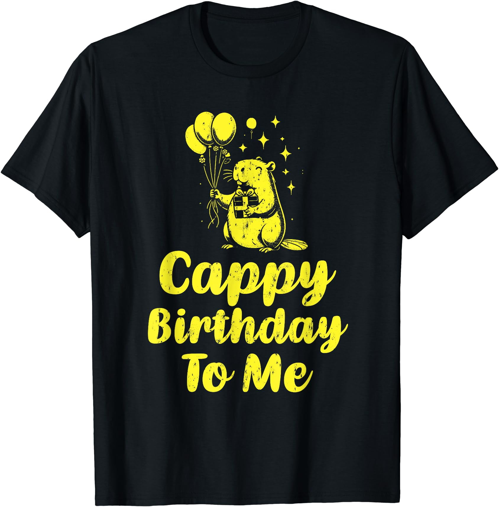Hot Trending Kiraa Tee With Cappy Birthday To Me Funny Capybara Capi ...