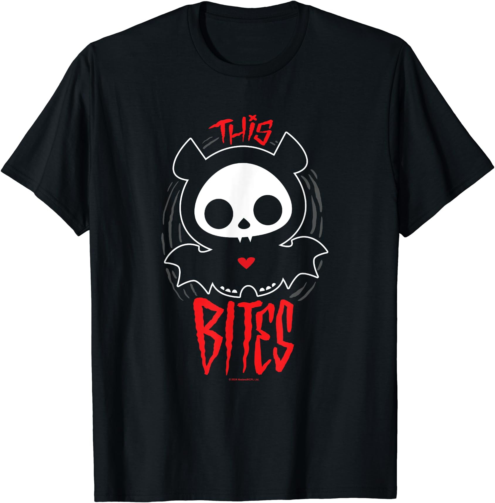 Hot Trending Kiraa Tee With Diego Bat This Bites Red Spooky Logo Unisex ...