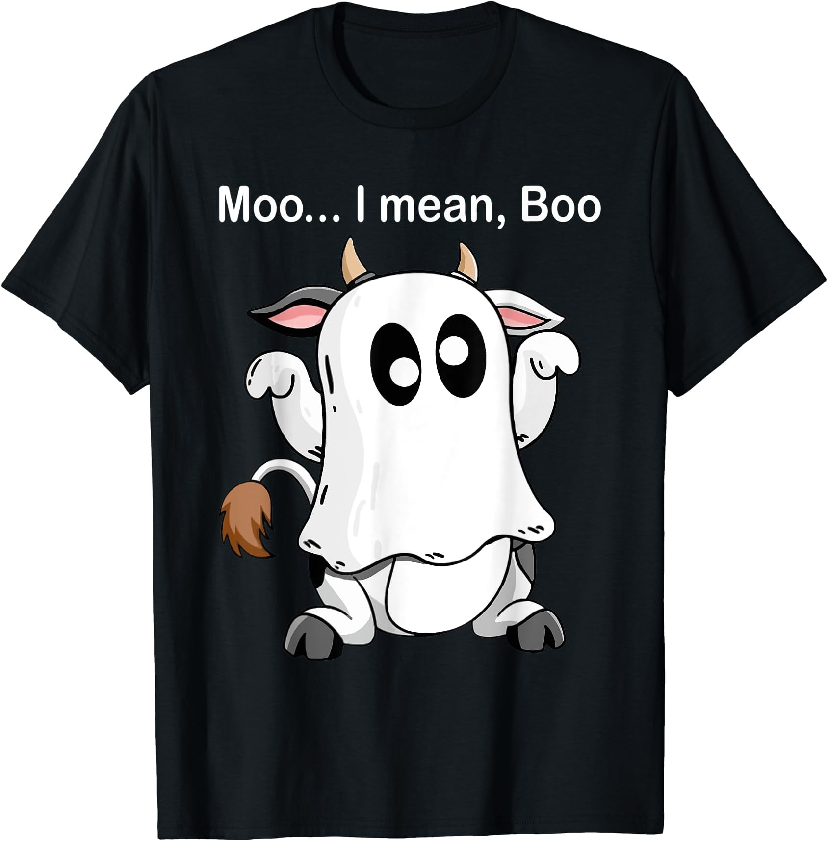 Hot Trending Kiraa Tee With Ghost Cow Moo I Mean Boo 2021 Funny Cow ...