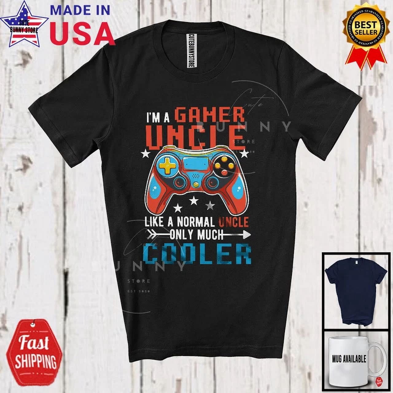 Hot Trending Kiraa Tee With I'M A Gamer Uncle Definition Cooler, Father ...