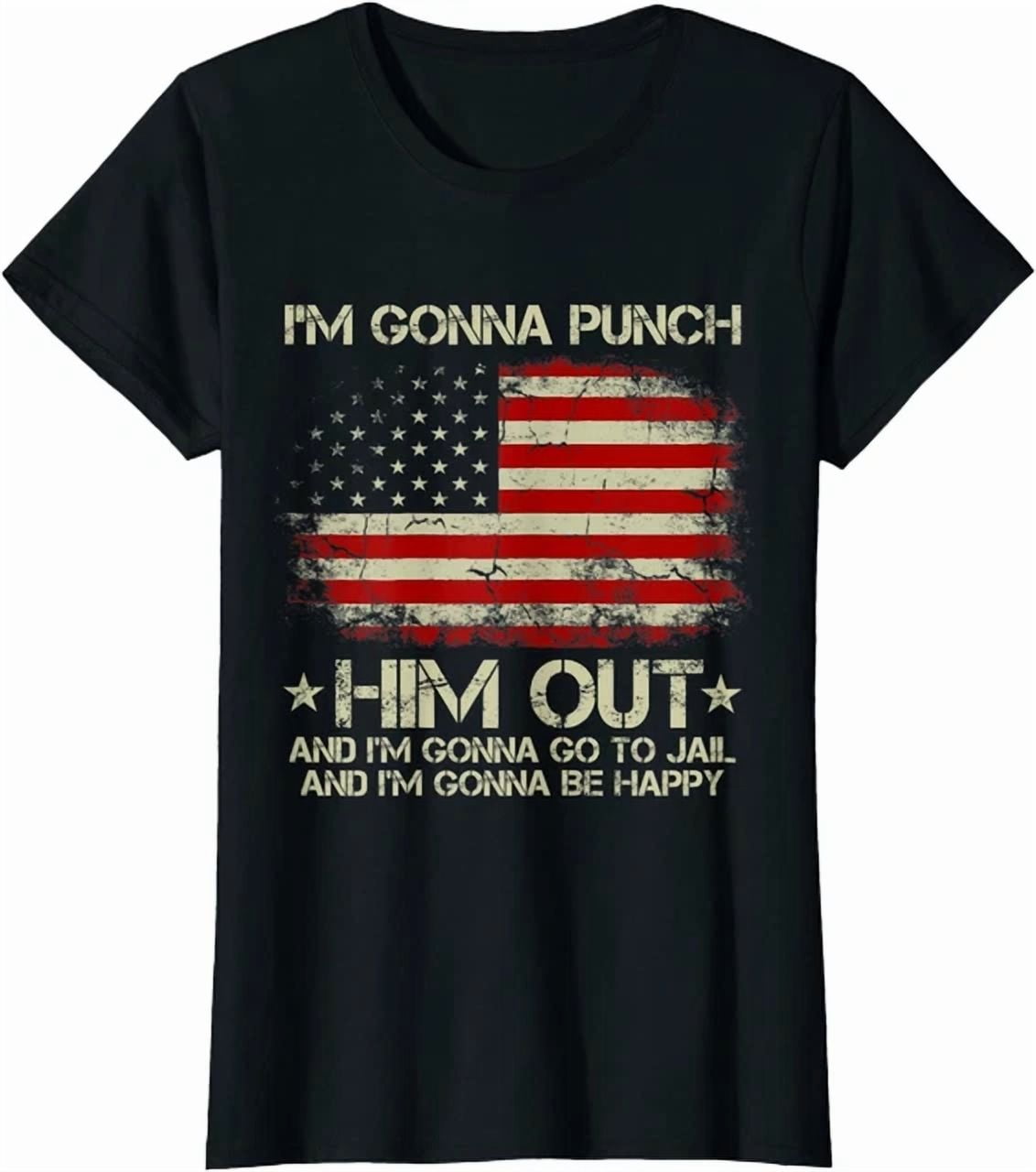 Hot Trending Kiraa Tee With I'M Gonna Punch Him Out Pelosi Quote T ...