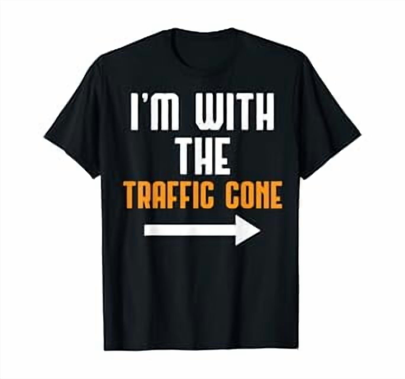 Hot Trending Kiraa Tee With I'M With The Traffic Cone Funny Couple Unisex S-5Xl T-Shirt ...