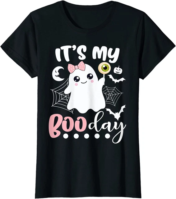 Hot Trending Kiraa Tee With Its My Boo Day Cute Birthday Ghost Pink Bow ...