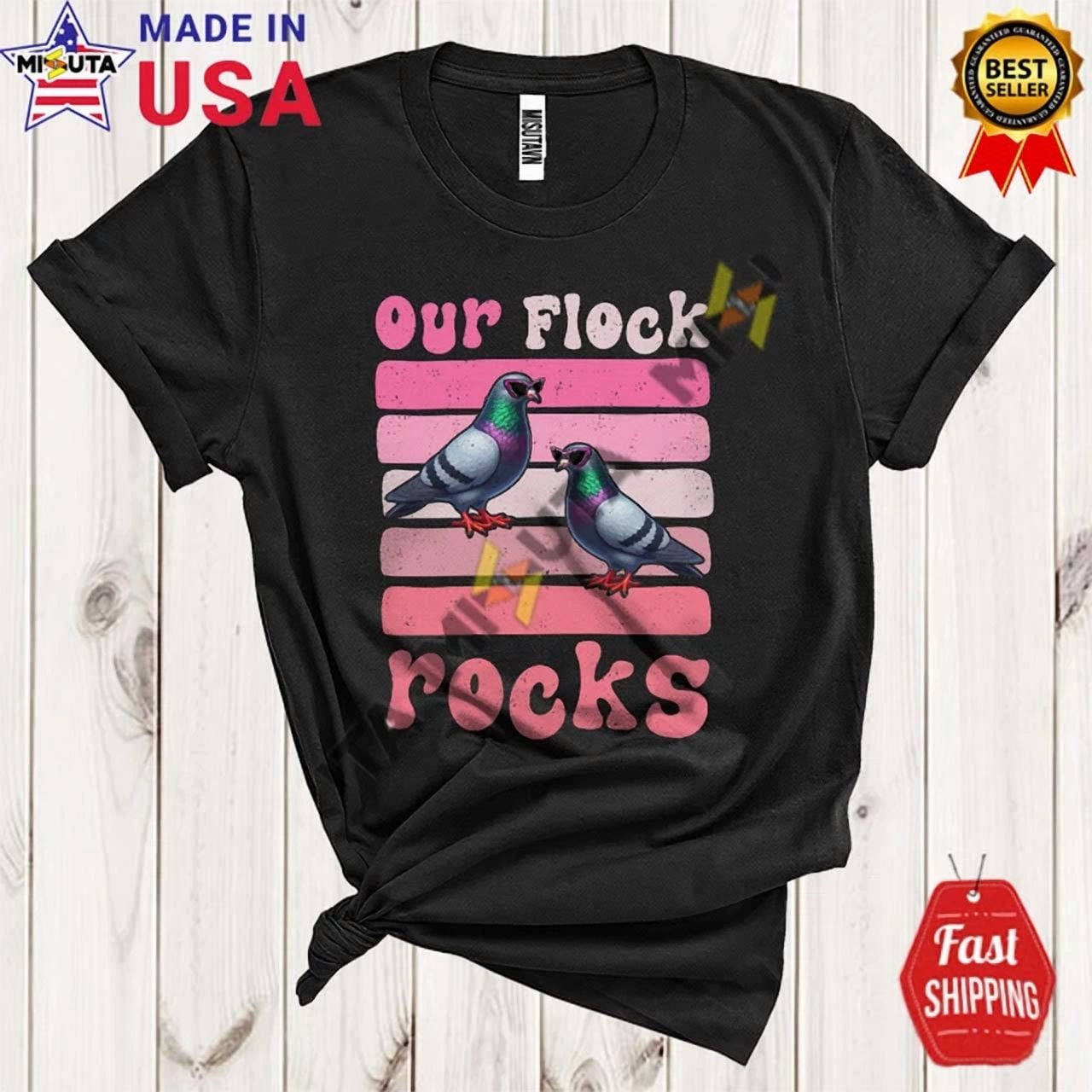 Hot Trending Kiraa Tee With Our Flock Rocks, Adorable Vintage Retro ...