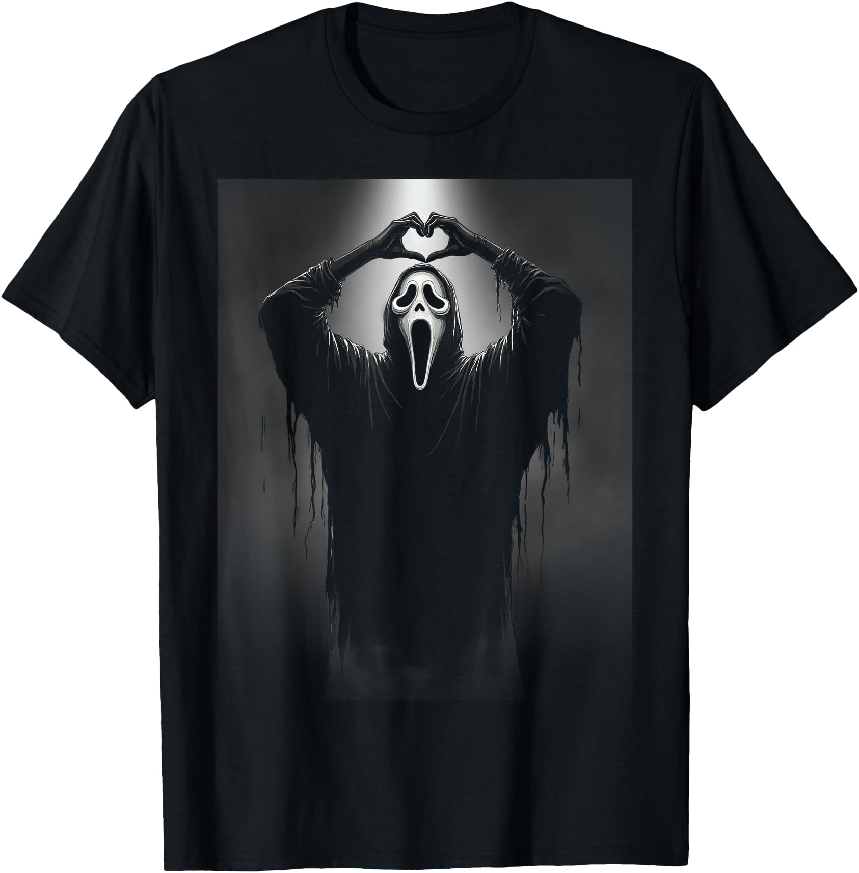 Hot Trending Kiraa Tee With Scary Face Horror Ghost Heart Hands Creepy ...