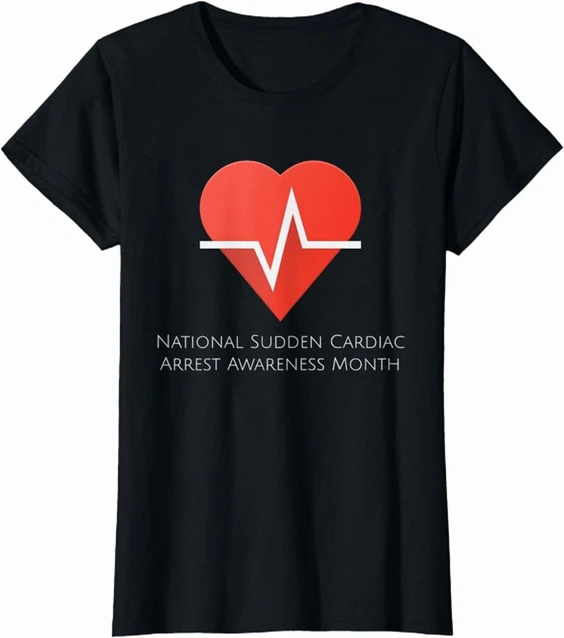 Hot Trending Kiraa Tee With Sudden Cardiac Arrest Awareness Month T ...