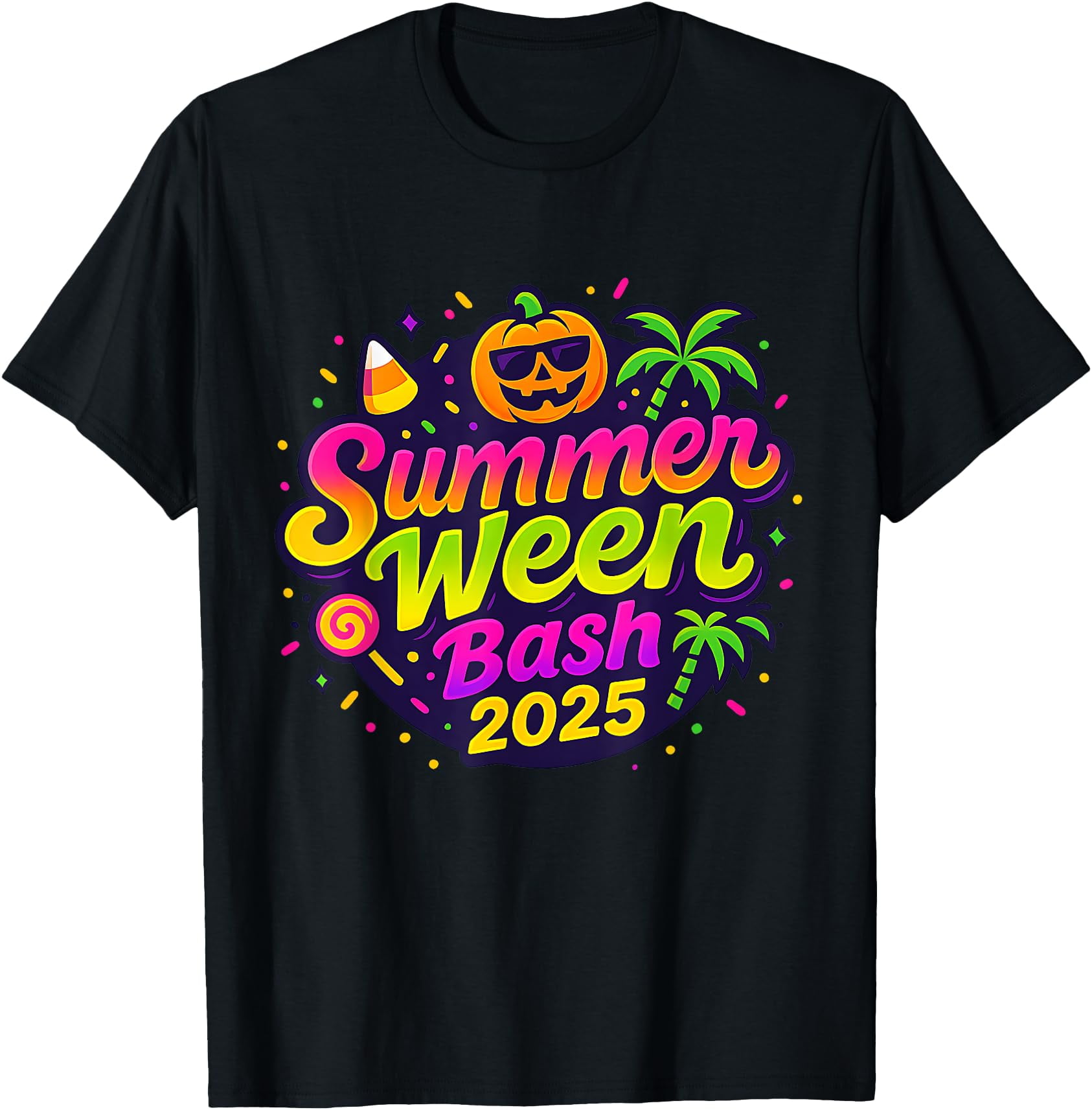 Hot Trending Kiraa Tee With Summerween Bash 2025 Skeleton Beach Party Vibes Unisex S-5Xl T-Shirt ...