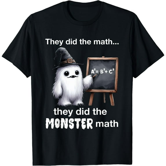 Hot Trending Kiraa Tee With They Did The Monster Math Yeti Funny Teacher Unisex S-5Xl T-Shirt ...