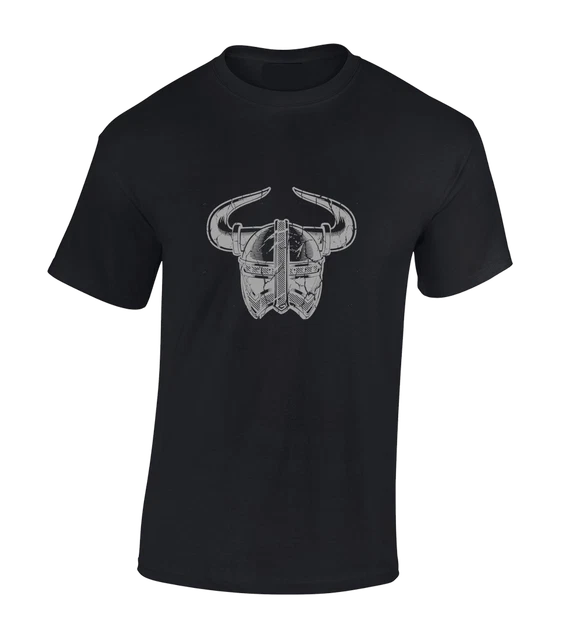 Hot Trending Kiraa Tee With Viking Helmet Cool Valhalla Odin Design ...
