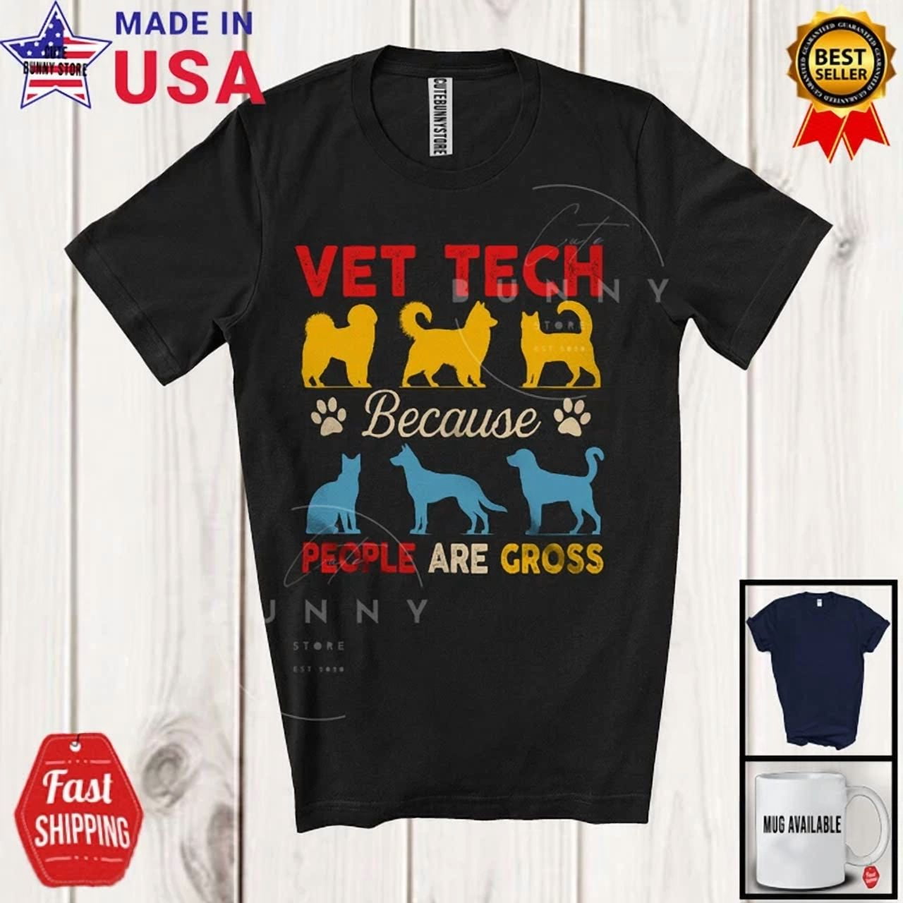 Hot Trending Kiraa Tee With Vintage Vet Tech Because People Gross ...