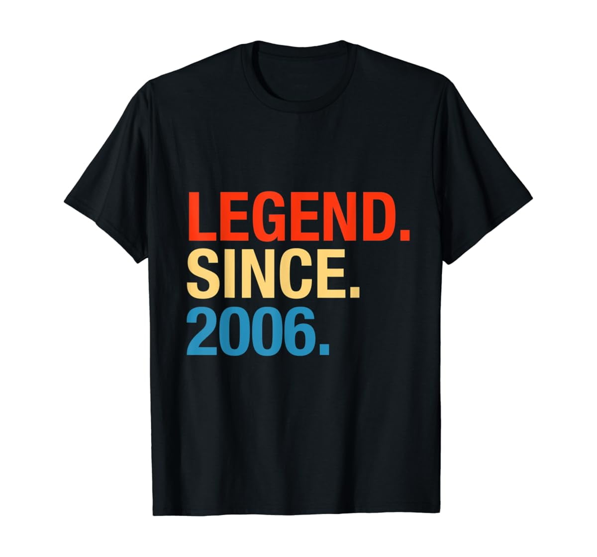Hot Trending Legend Since 2006 Years Old Gifts 13th Birthday T-Shirt ...