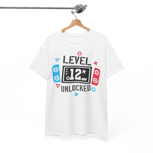 Hot Trending Level 12 Up T-Shirt | Funny Gamer Tee | Iconic Video Game ...
