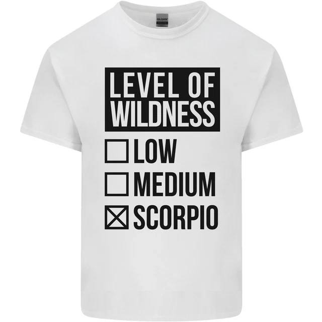 Hot Trending Levels of Wildness Scorpio T-Shirt Design Preview Only ...
