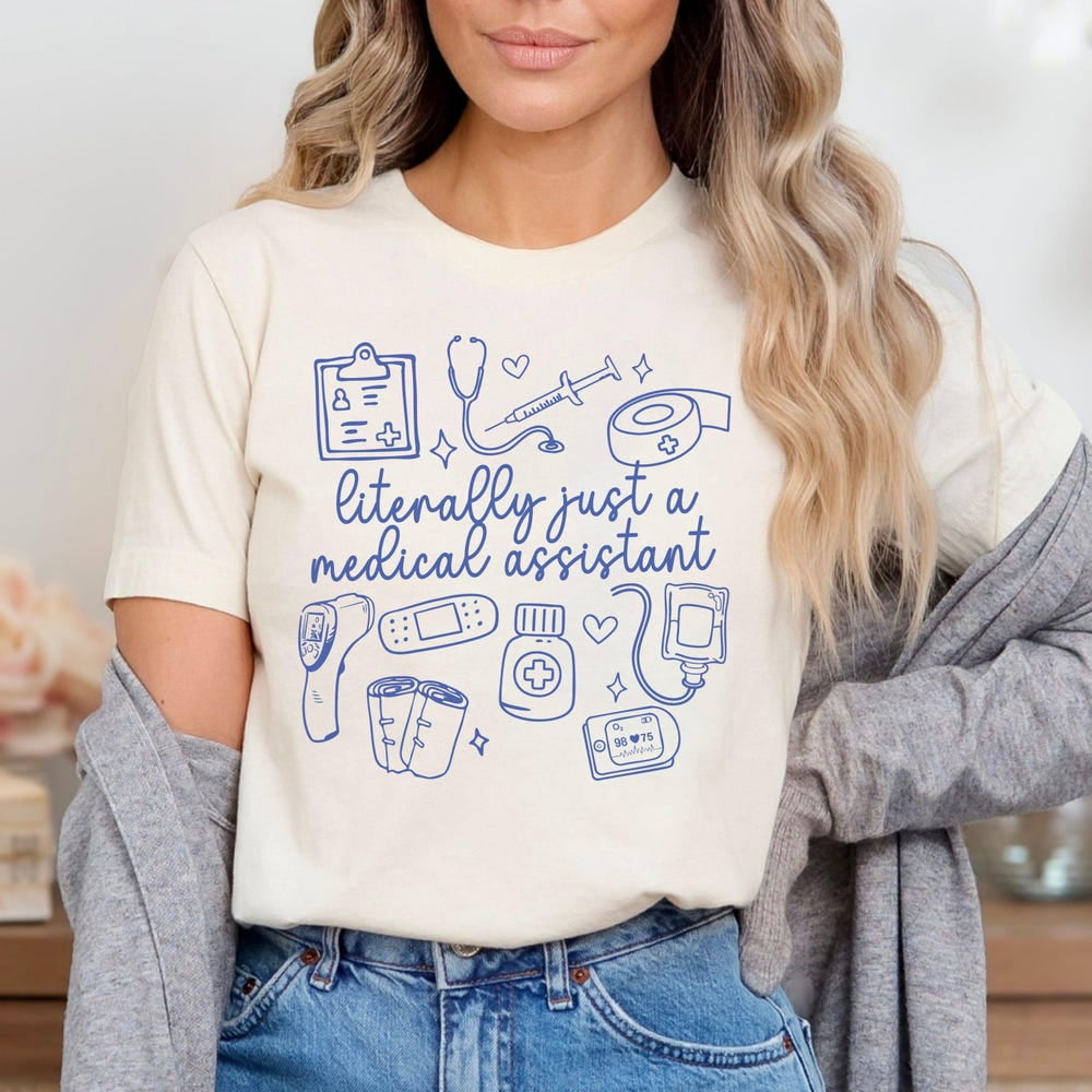 Hot Trending Literally Just A Medical Assistant MA Shirt Medical ...
