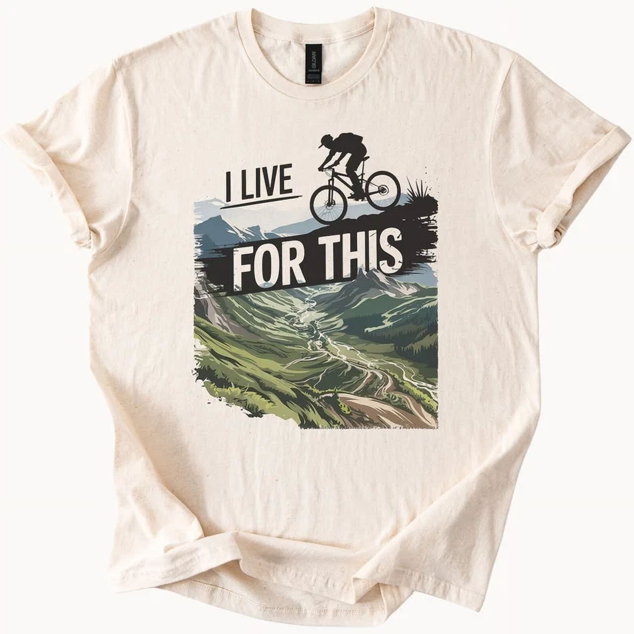 Hot Trending Live For This Mountain Bike Tee Adventure Cycling Shirt ...