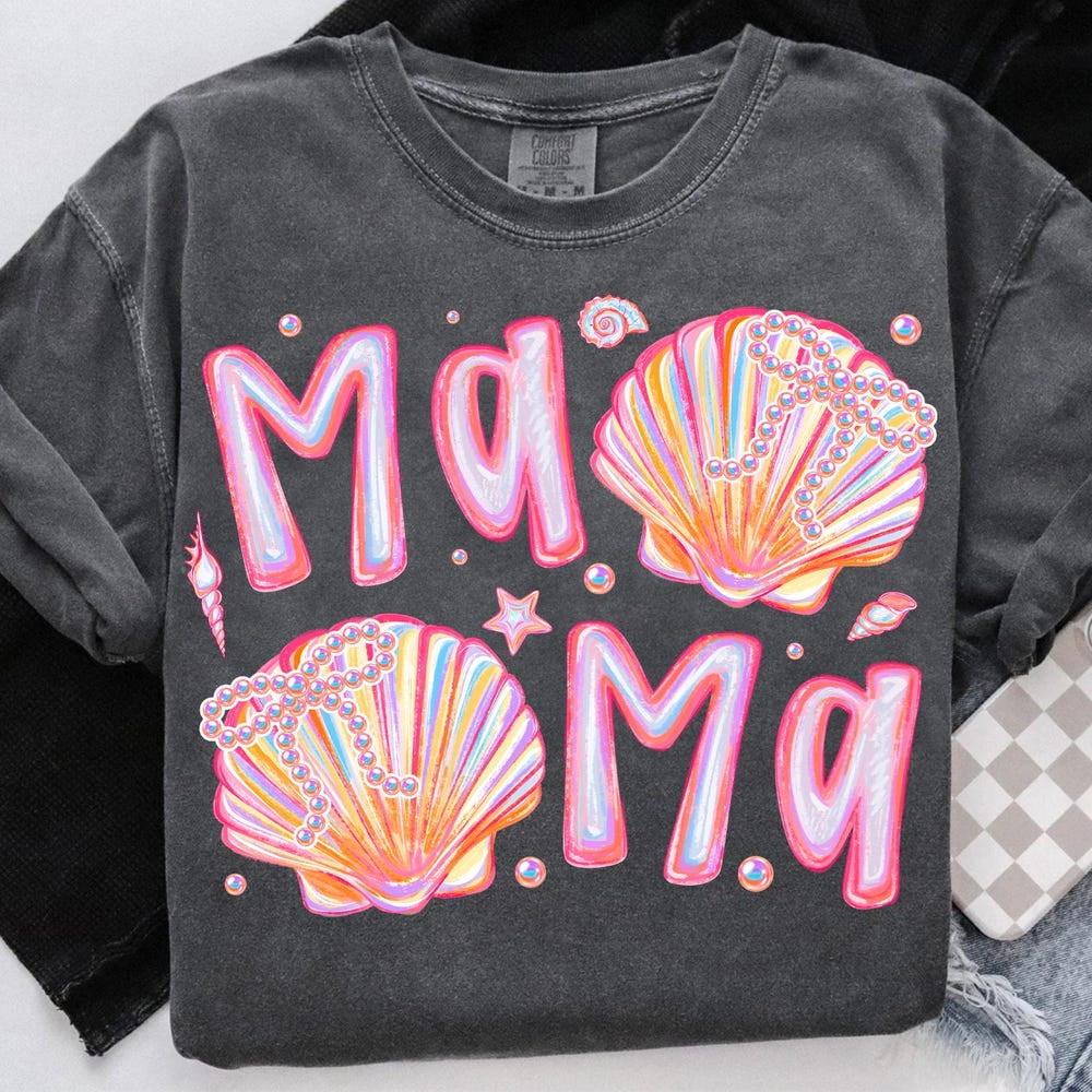 Hot Trending With Mama Clam Pearl Bow, Summer Vibes Pink Clam, Seashell ...