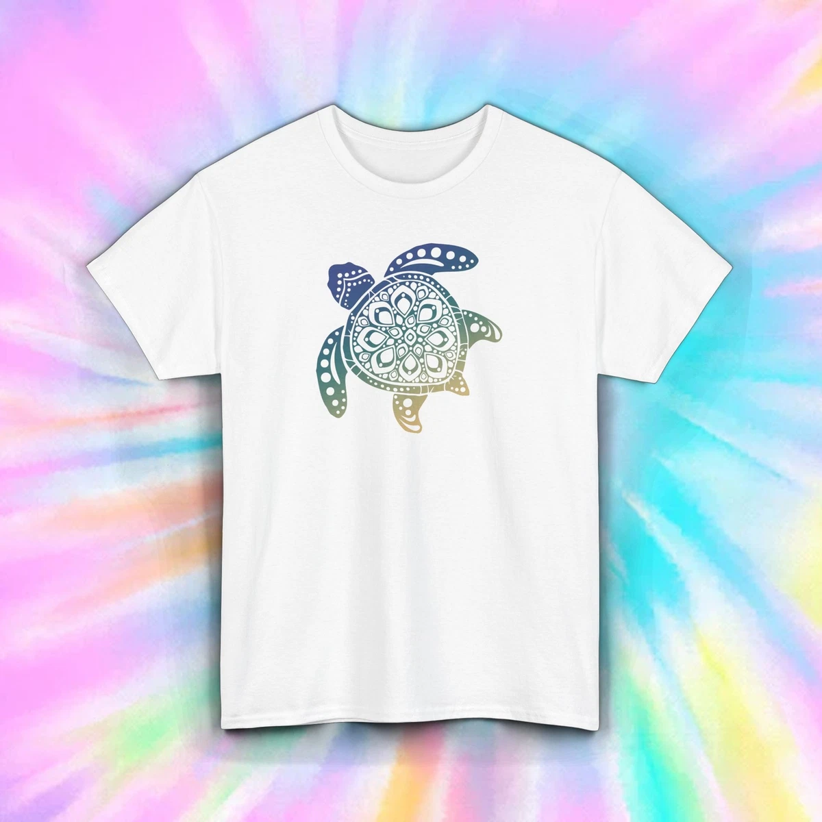 Hot Trending Mandala Sea Turtle T-Shirt Boho Ocean Animal Beach LOverer ...