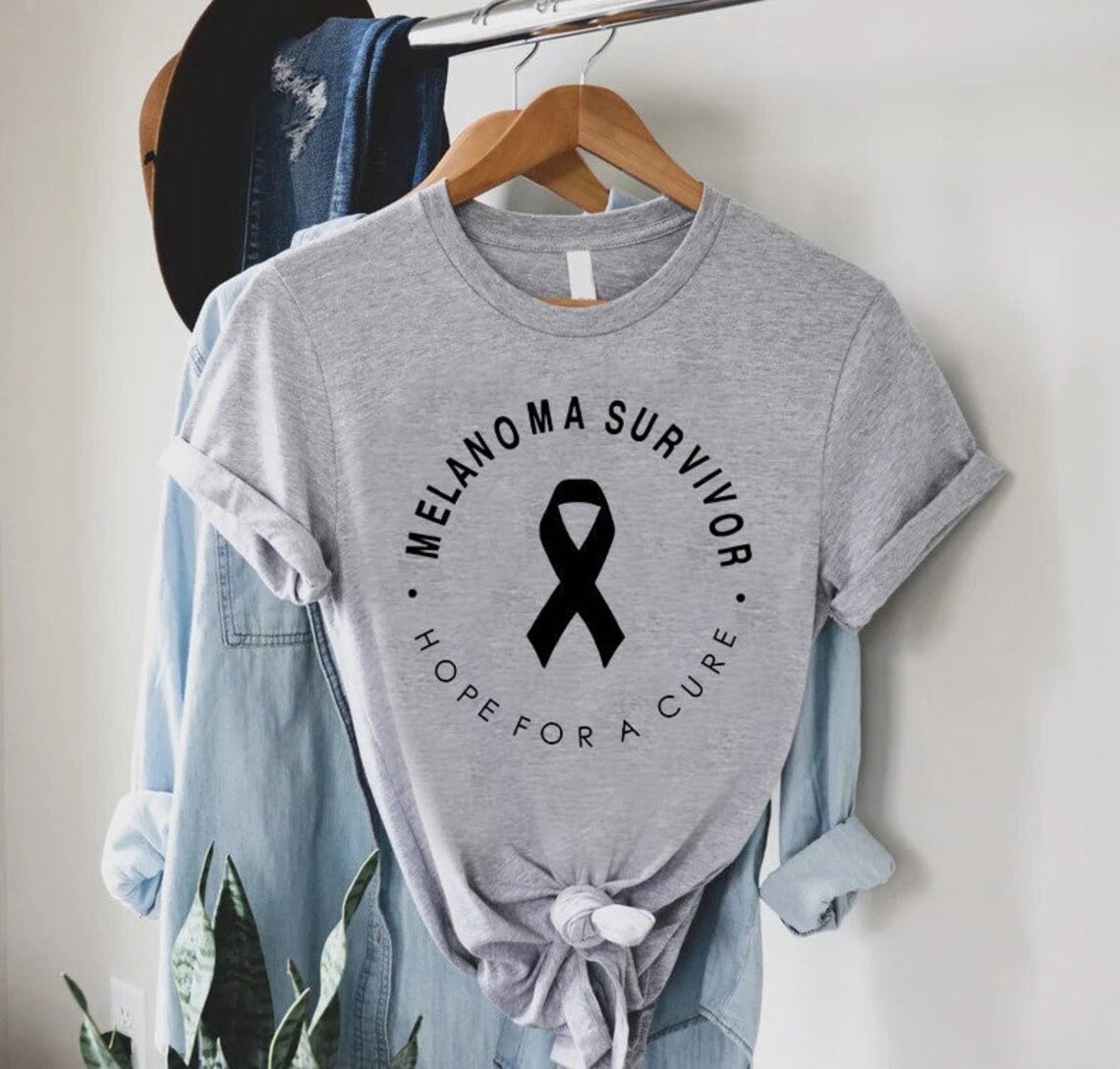 Hot Trending Melanoma Survivor Shirt, Skin Cancer Fighter T-Shirt ...