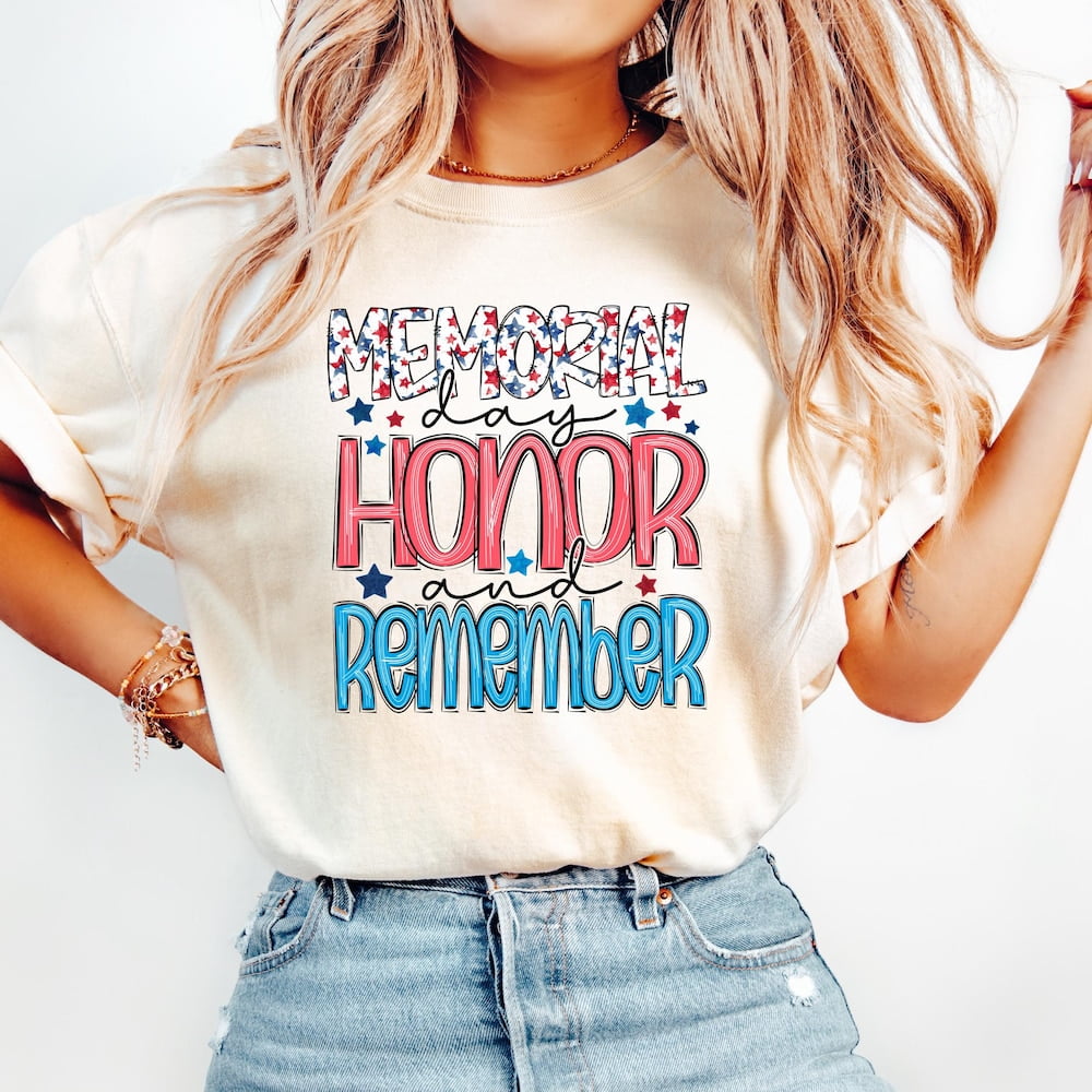 Hot Trending Memorial Day Honor Remember Shirt, Memorial Day Shirts ...
